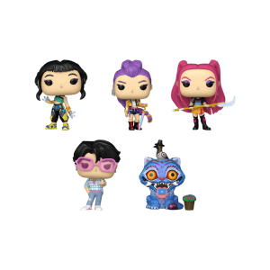 Funko Pop KPop Demon Hunters (Zoey, Rumi, Mira, Jinu & Derpy) | Stock ...